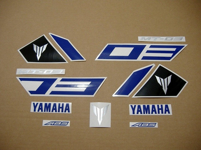 MT-03 2016 Decals Stickers Set Kit Replacement Replica Restoration ...