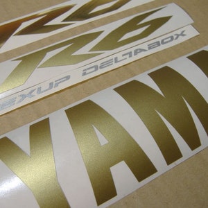 YZF-R6 2009 Decals Stickers Set Kit Replacement Replica Restoration ...