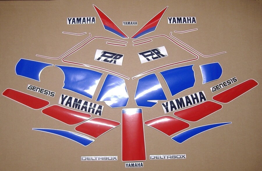 FZR 600 1989 Complete Decals Set Full Stickers Kit Replacement Replica ...