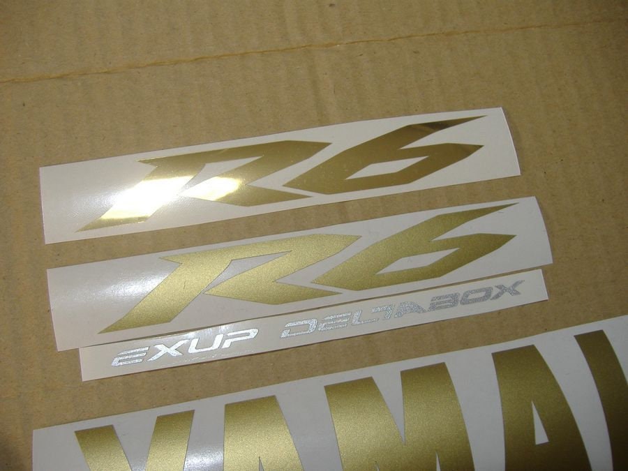 YZF-R6 2009 Decals Stickers Set Kit Replacement Replica Restoration ...