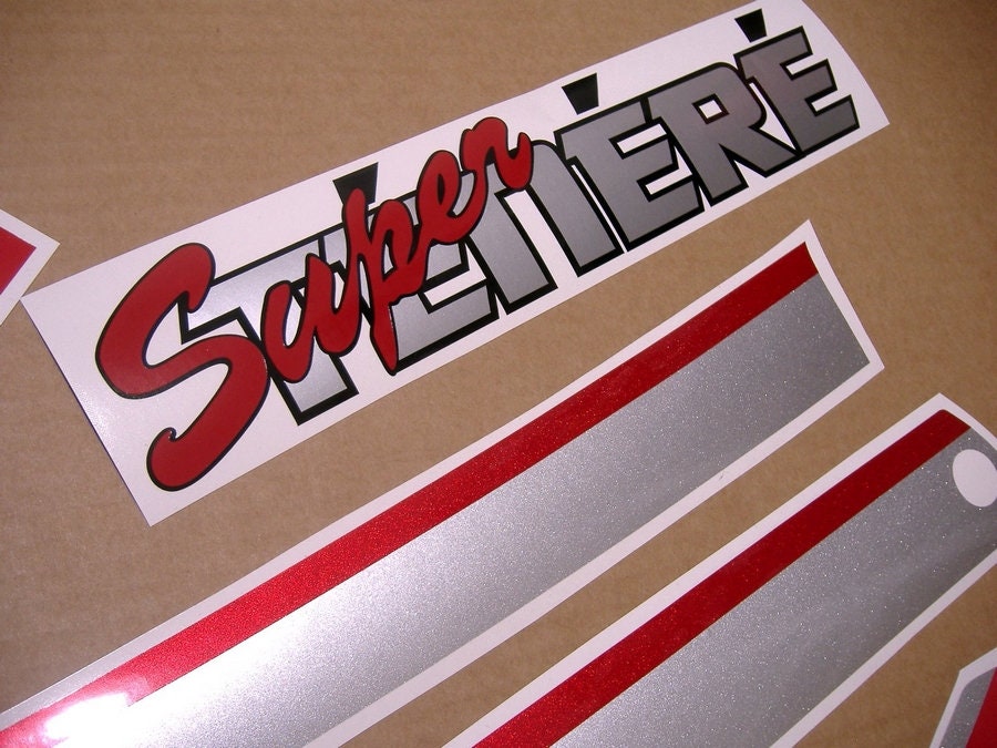 Super Tenere XTZ 750 1989-1990 Complete Decals Stickers Set Full Kit ...
