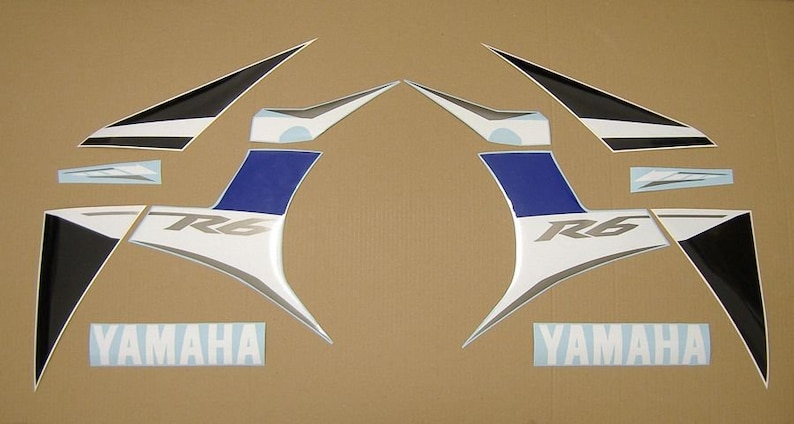 Yamaha YZF-R6 2008 AU Version Decals Stickers Set Kit - Etsy