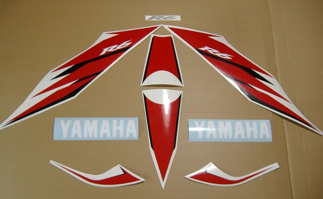 YZF-R6 2006 Full Replacement Decals Kit Complete Restoration Stickers ...