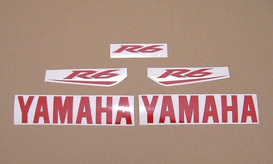 YZF-R6 2008 Complete Decals Stickers Set Kit Replacement Replica ...