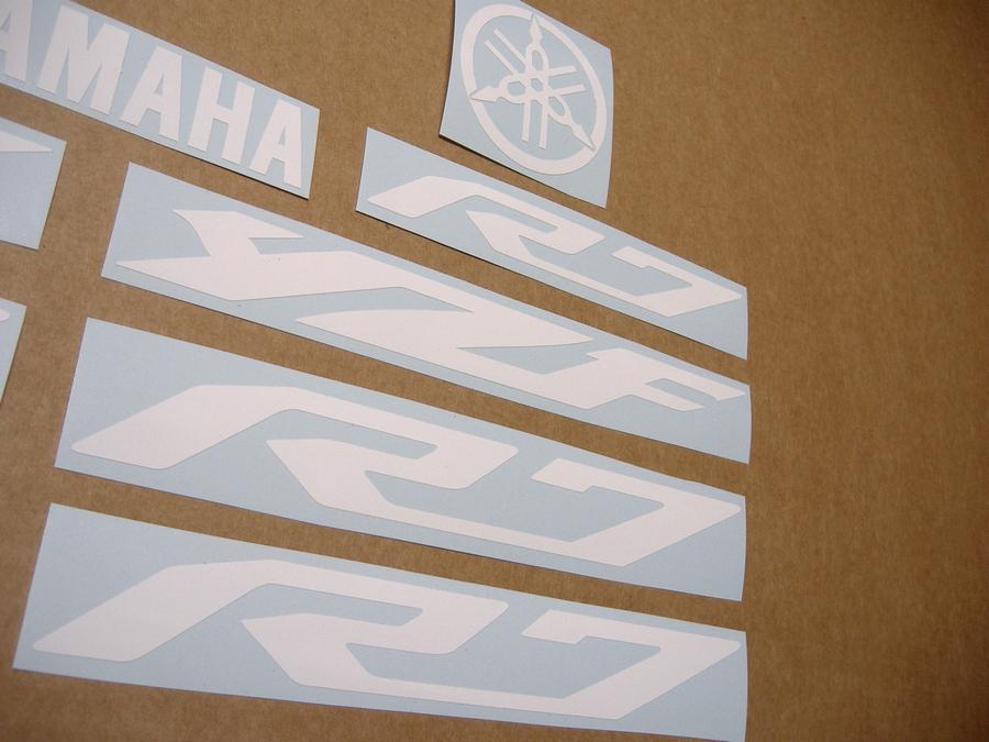 YZF R7 Decals Stickers Custom Graphics Set Neon Yellow Logo Color 750cc ...