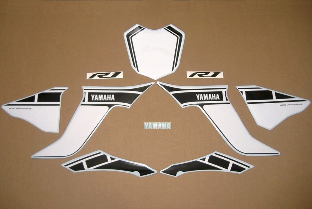 YZF-R1 2016 60th Anniversary Special Edition Model Decals Stickers Set ...