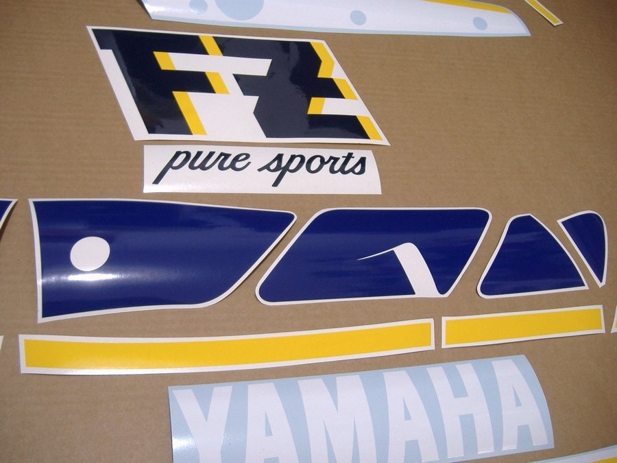 FZ 750 1988 Full Decals Set Complete Stickers Kit Replacement Replica ...