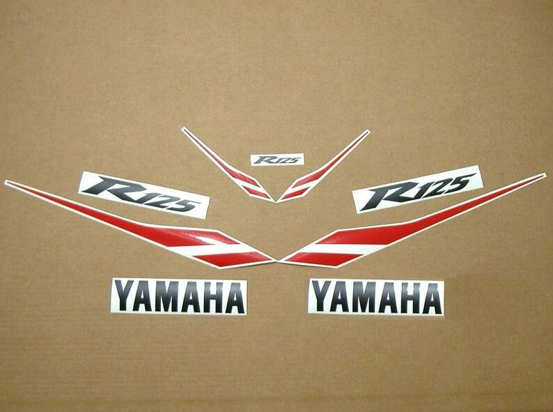 YZF-R125 2012-2013 Full Decals Stickers Set Kit Replacement - Etsy