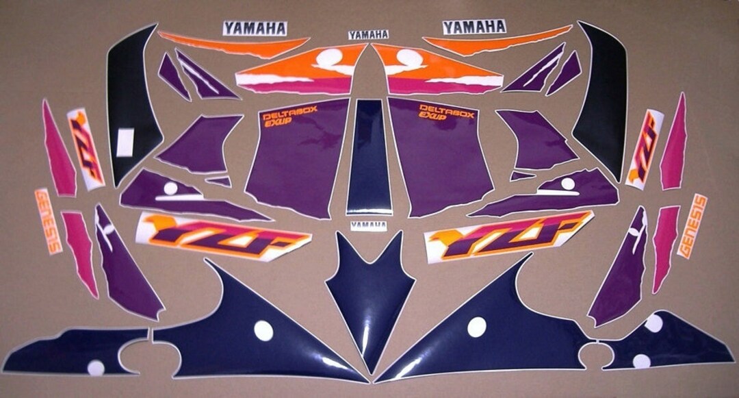YZF 750R 1993-1994 Complete Decals Stickers Set Kit Replacement Replica ...