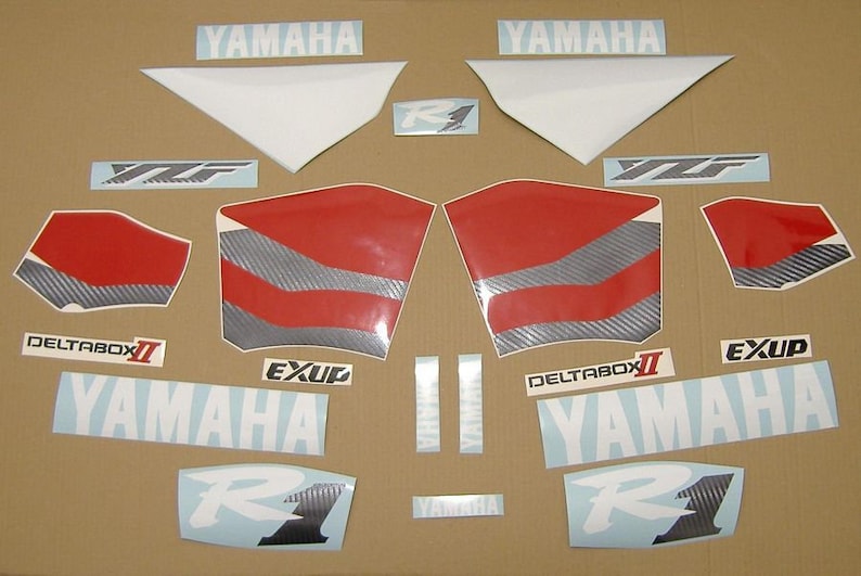 YZF-R1 2000 Decals Stickers Set Kit Replacement Replica Restoration ...