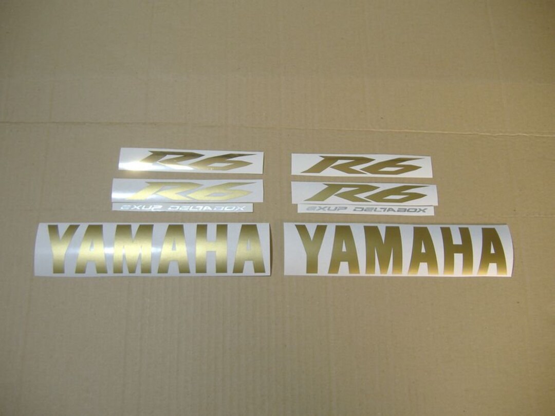 YZF-R6 2009 Decals Stickers Set Kit Replacement Replica Restoration ...