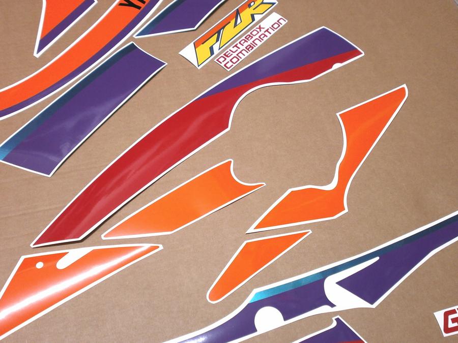 FZR 600R 1994-1995 Complete Decals Set Stickers Kit Replacement Replica ...