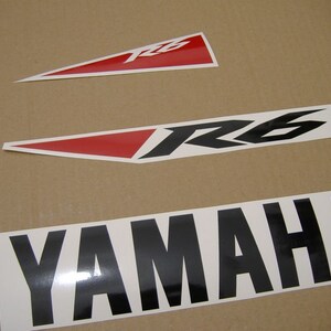 YZF-R6 2010 Decals Stickers Set Kit Replacement Replica Restoration ...