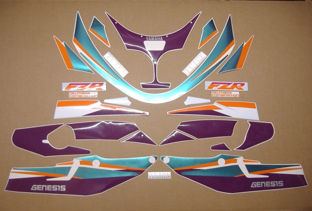 FZR 600R 1994 Complete Decals Stickers Set Kit Replacement Replica ...
