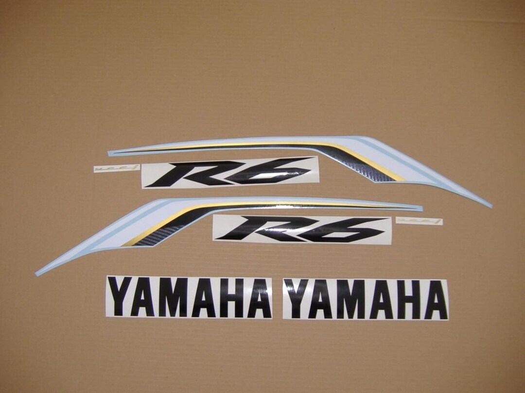 YZF-R6 2013 Decals Sticker Set Kit Replacement Replica Restoration ...