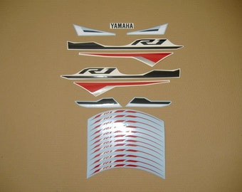 Yamaha YZF-R1 2007 Decals Replica Stickers Restoration - Etsy