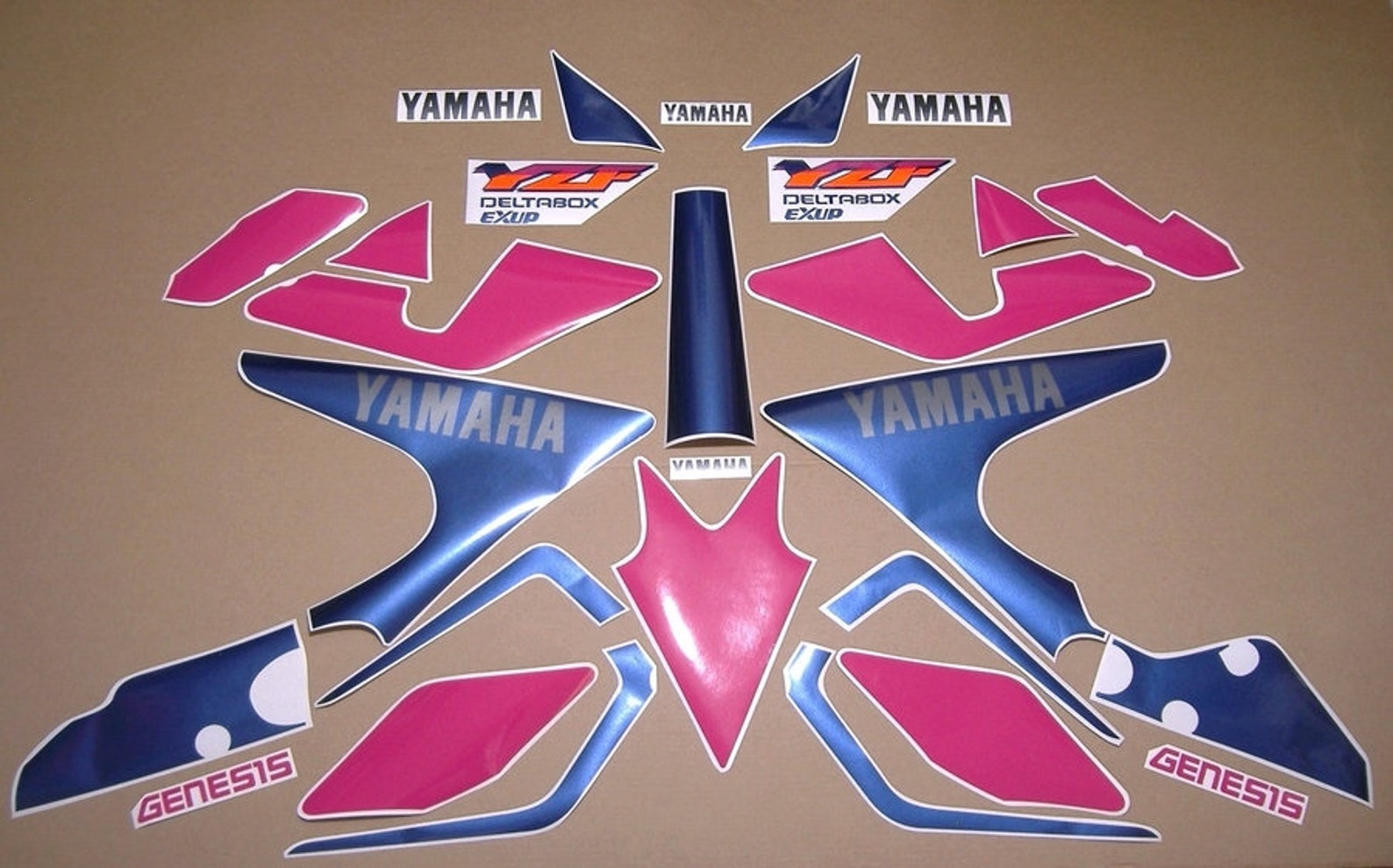 YZF 750R 1993-1994 Complete Decals Stickers Set Kit Replacement Replica ...
