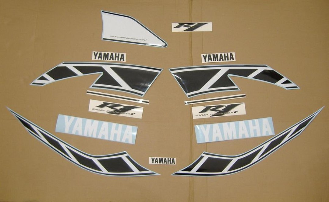 YZF-R1 2006 50th Anniversary Edition Complete Decals Set Full Stickers ...