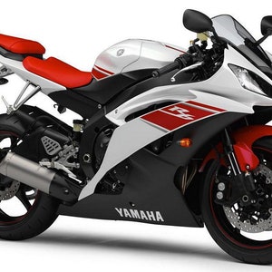 YZF-R6 2008 Decals Stickers Set Kit Replacement Replica Restoration ...