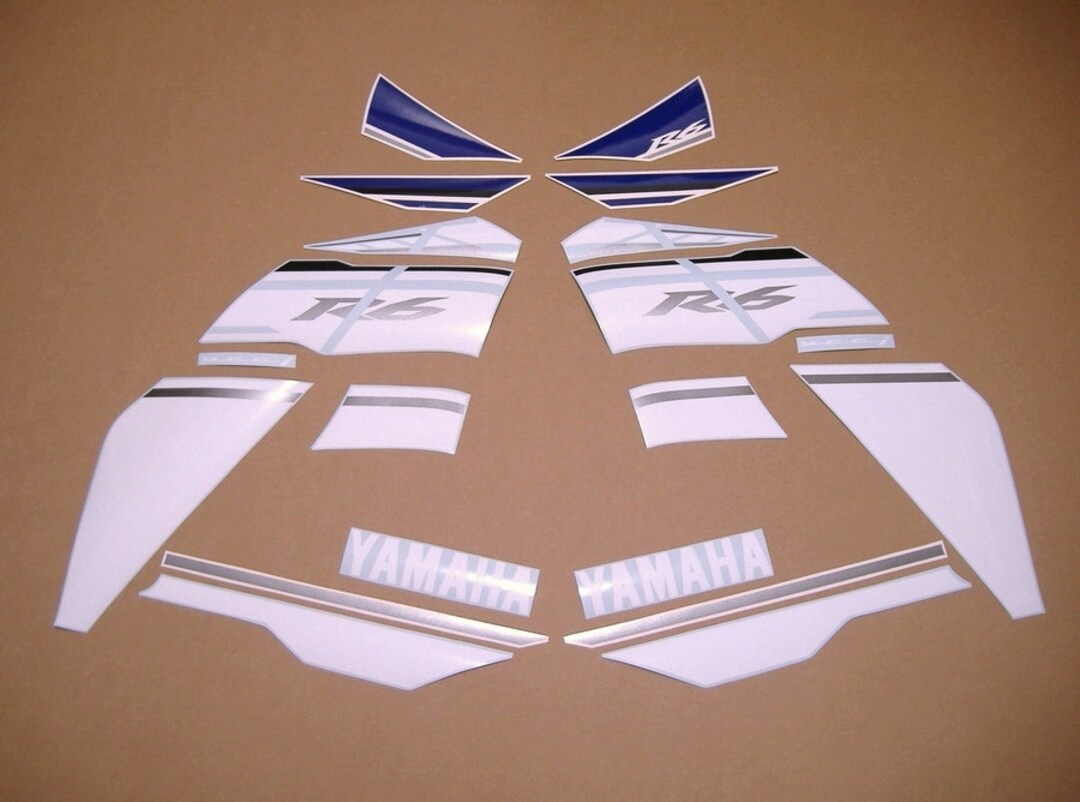 YZF-R6 2014 Complete Decals Stickers Set Kit Replacement Replica ...