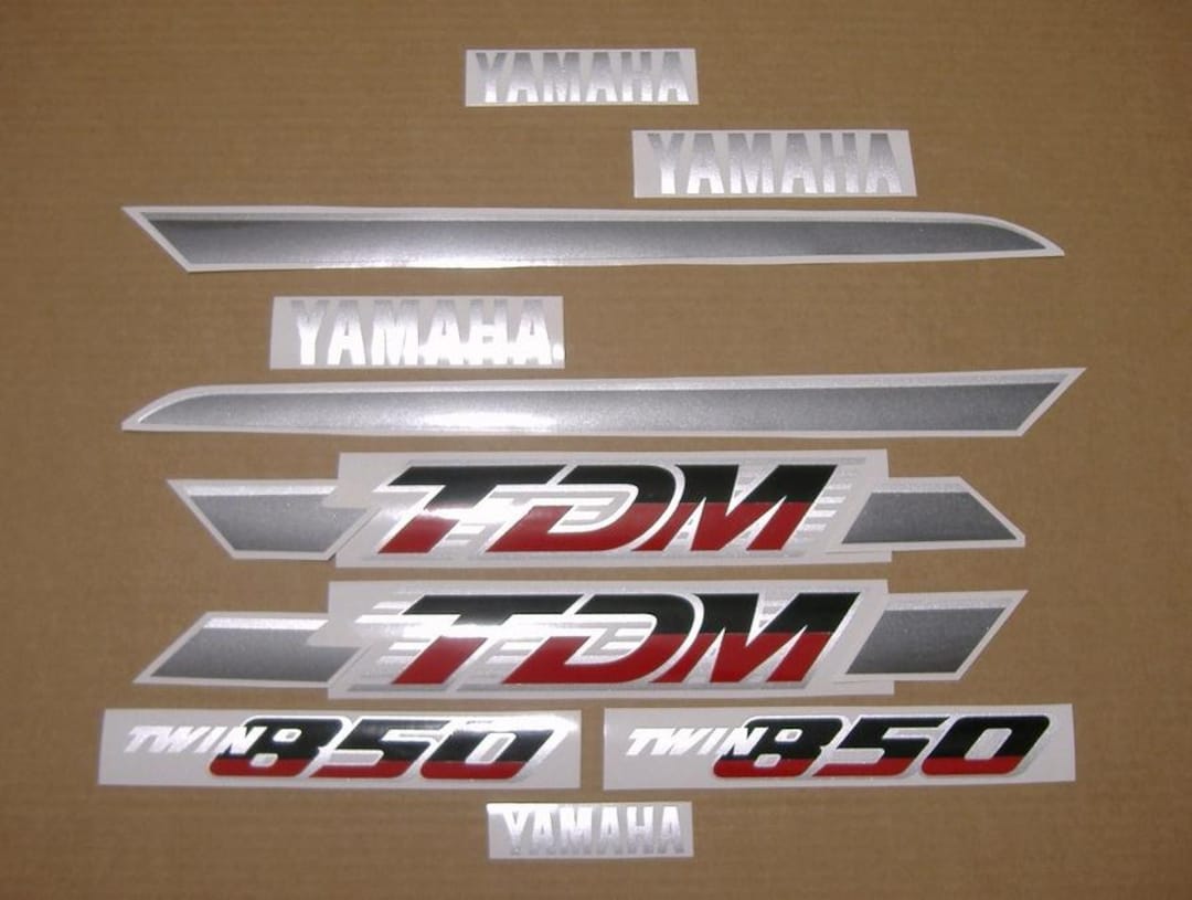 TDM 850 1991-1993 3VD Complete Reproduction Decals Set Full Pattern ...