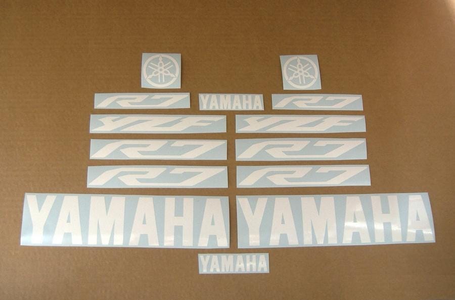YZF R7 Decals Stickers Custom Graphics Set Neon Yellow Logo Color 750cc ...