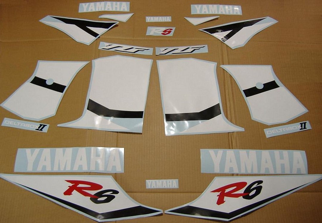 YZF-R6 2002 Complete Decals Stickers Set Full Kit Replacement Replica ...