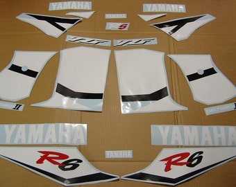 Yamaha YZF-R6 2002 Decals Stickers Set Kit Replacement Replica - Etsy