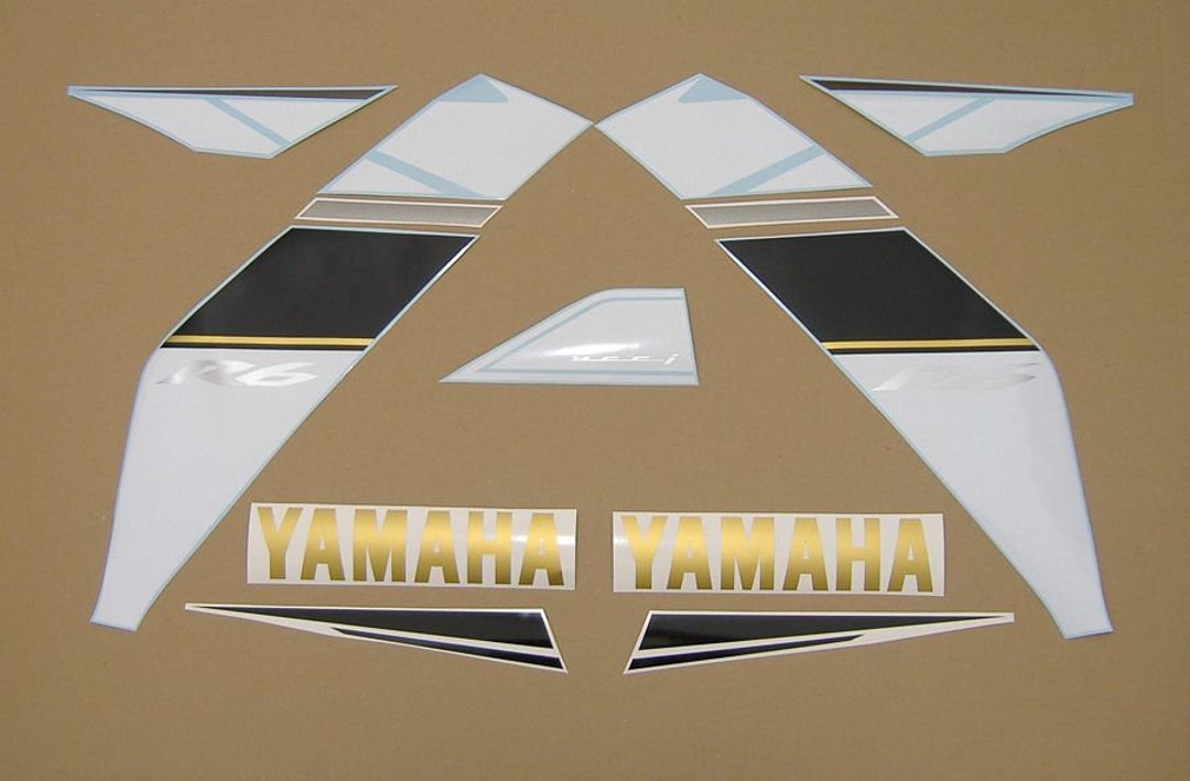 YZF-R6 2008 Complete Decals Stickers Set Kit Replacement Replica ...