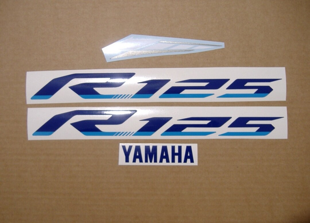 YZF-R125 2022 Complete Aftermarket Decals Stickers Set Logo Replacement ...