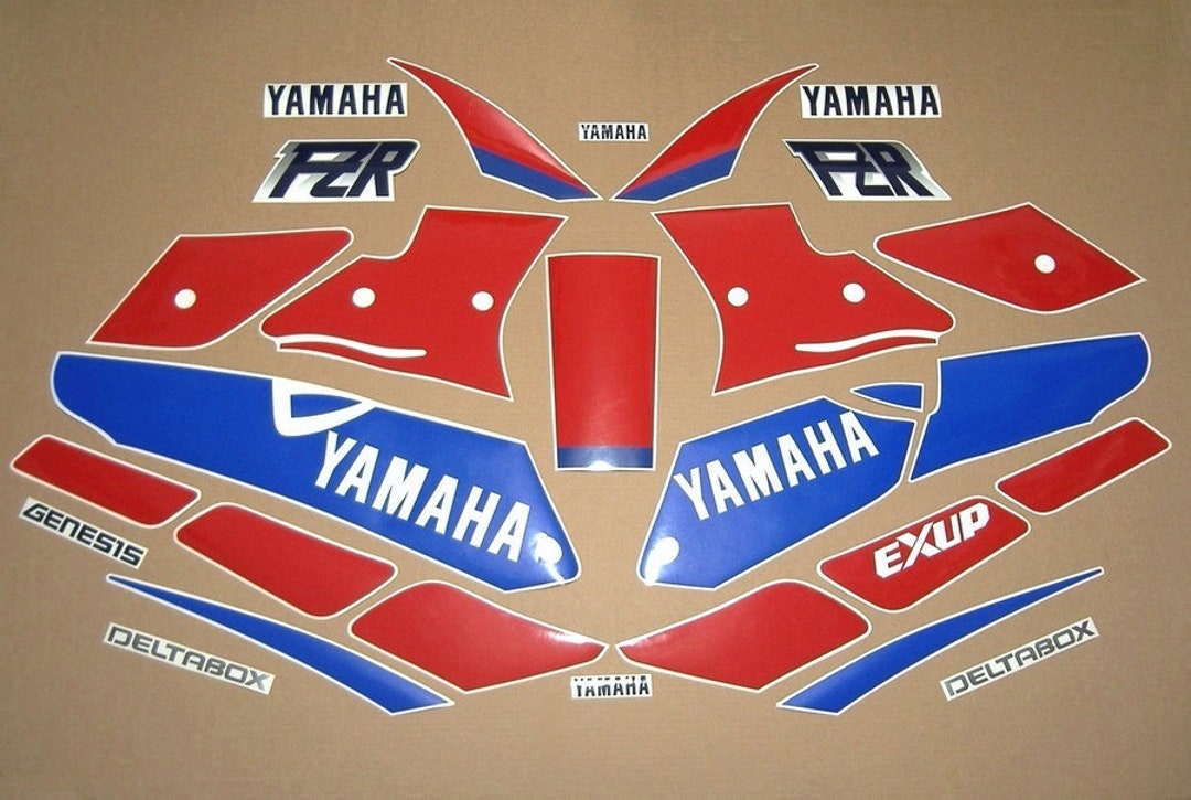 FZR 1000 Exup 1989 Decals Stickers Set Kit Replacement Replica ...