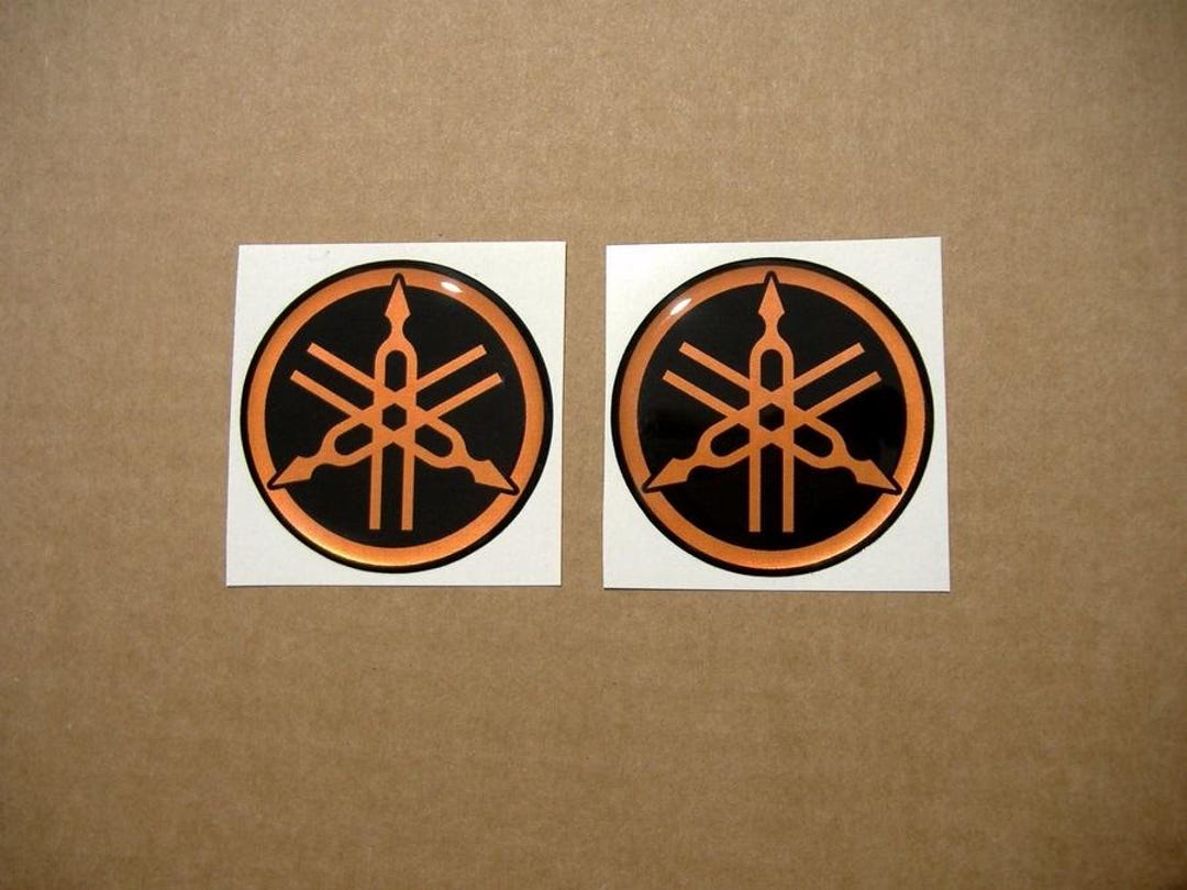 Gel 3D Gas Tank Emblems 50mm Silicone Bold Raised Decals Stickers Yzf ...