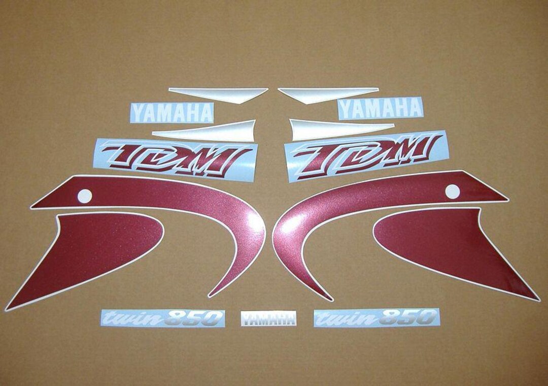 TDM 850 2001 Complete Replacement Decals Set Full Restoration Stickers ...