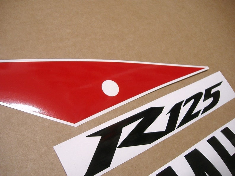YZF-R125 2010-2011 Decals Stickers Set Kit Replacement Replica ...