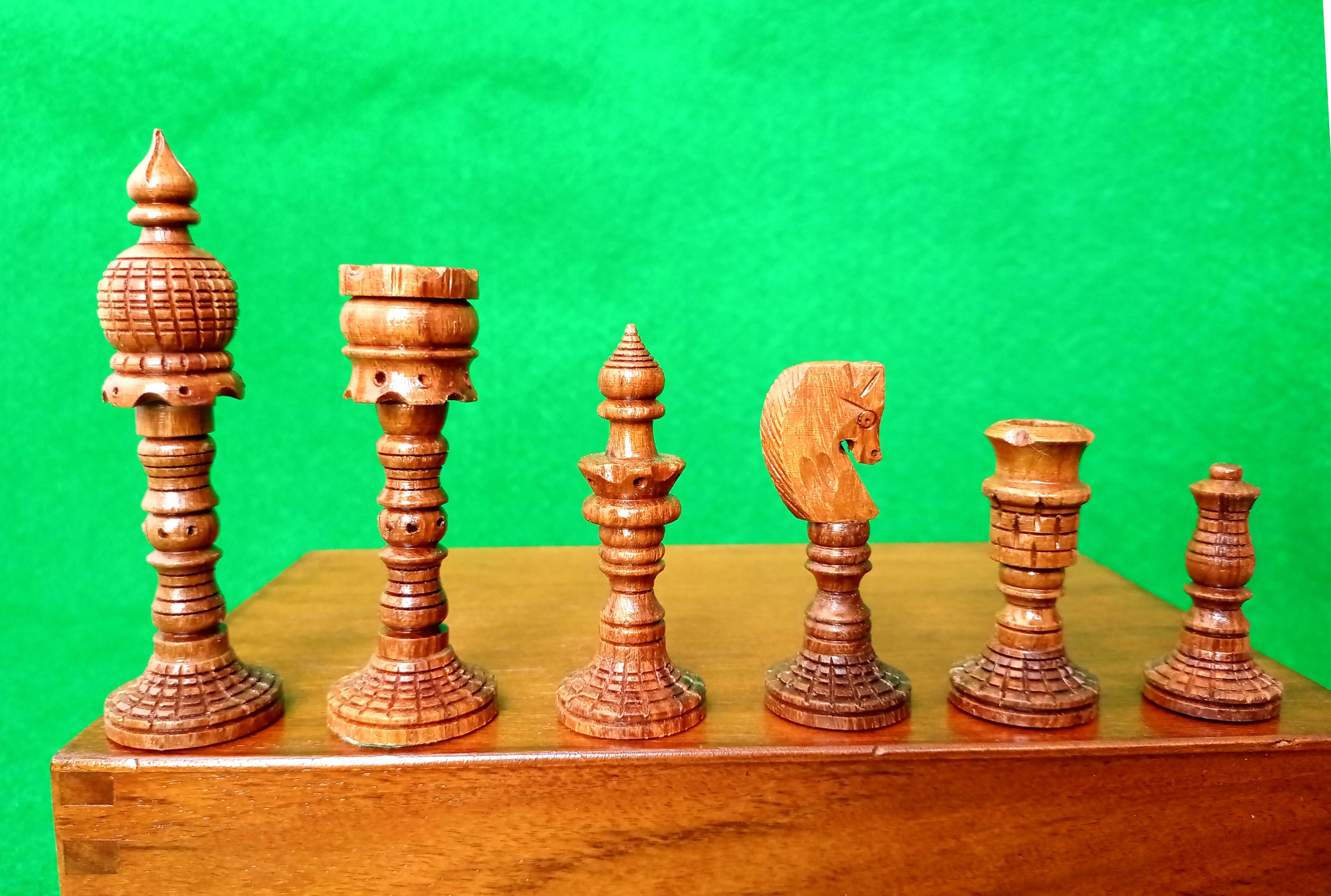 King Size 4 INCHE Special Carving Sheesham Wooden Chess - Etsy UK
