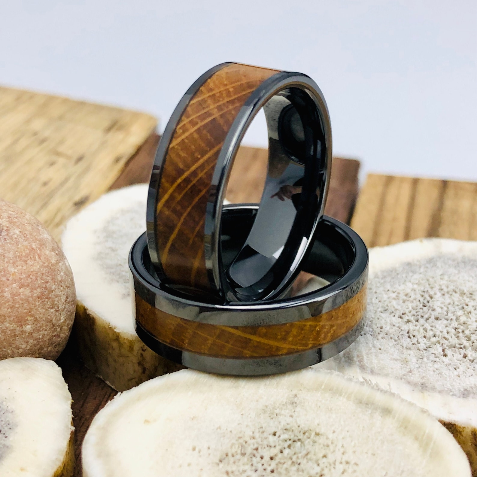 Whiskey Barrel Ring Bourbon Barrel Ring Black Ceramic - Etsy