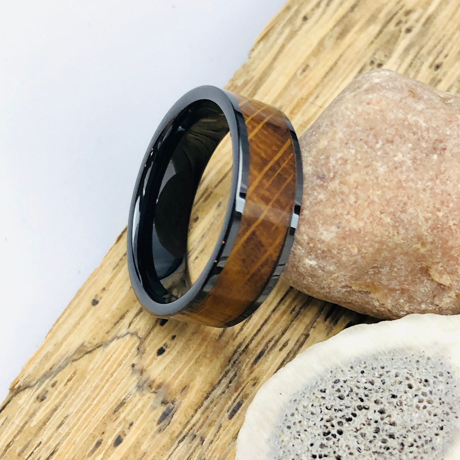 Whiskey Barrel Ring Bourbon Barrel Ring Black Ceramic - Etsy