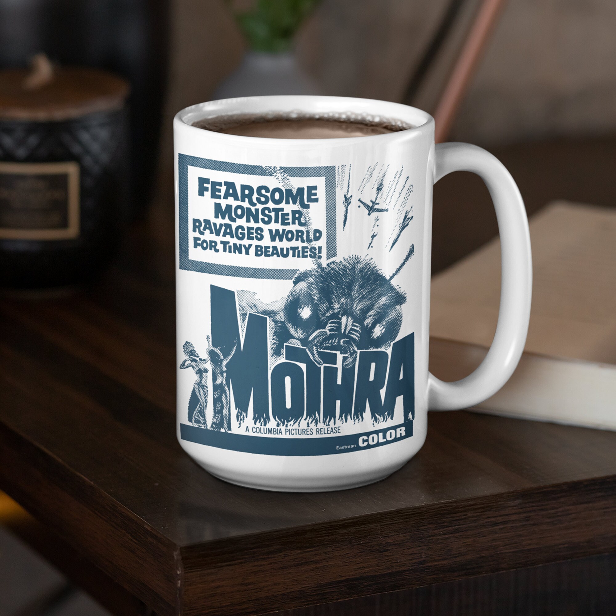 Horror Movie Mug / Mothra Giant Killer Moth - Etsy