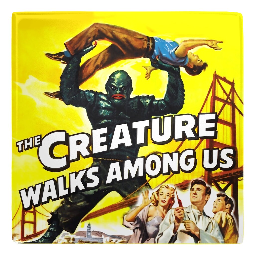 Horror Movie Metal Magnets / Fun Kitsch Retro Spooky Vintage Sci-fi ...
