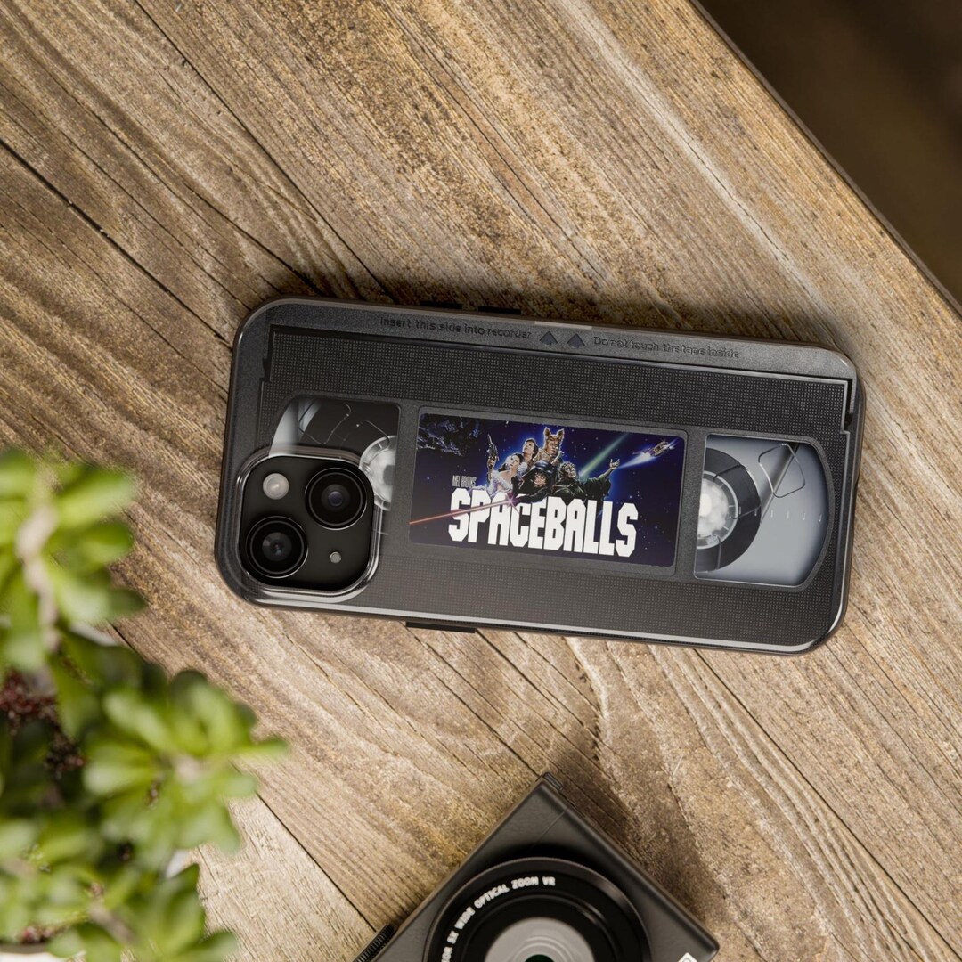 Spaceballs VHS Movie Phone Case / Fun Retro Case for iPhone 15 Pro Plus ...