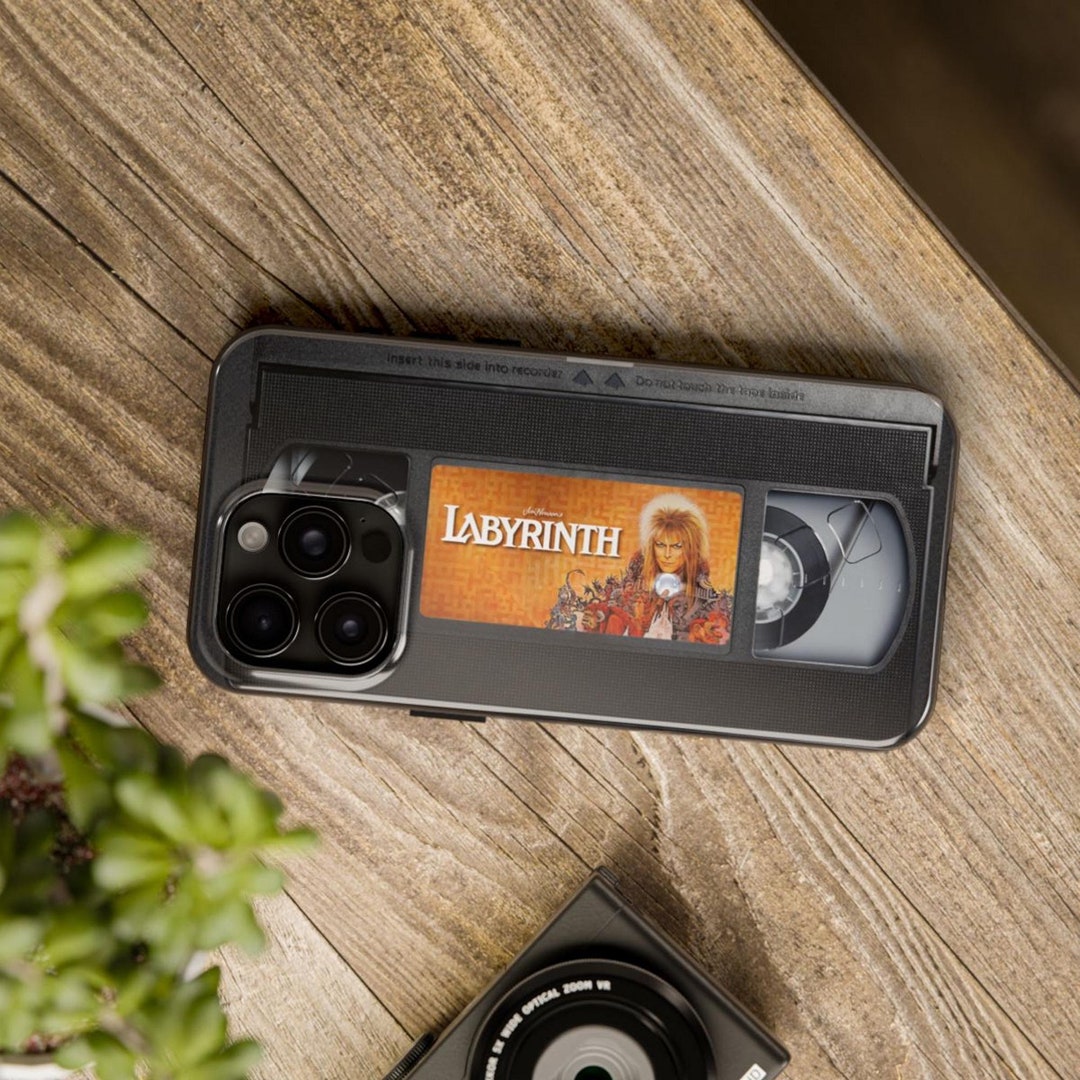 Labyrinth VHS iPhone 15 Case / Fun Retro Case for iPhone 15 Pro Plus ...