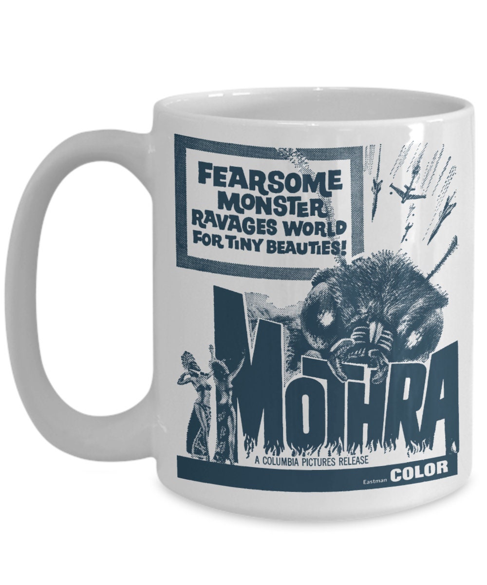 Horror Movie Mug / Mothra Giant Killer Moth - Etsy
