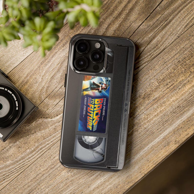 Back to the Future VHS Movie Phone Case / Fun Retro Case for iPhone 15 ...