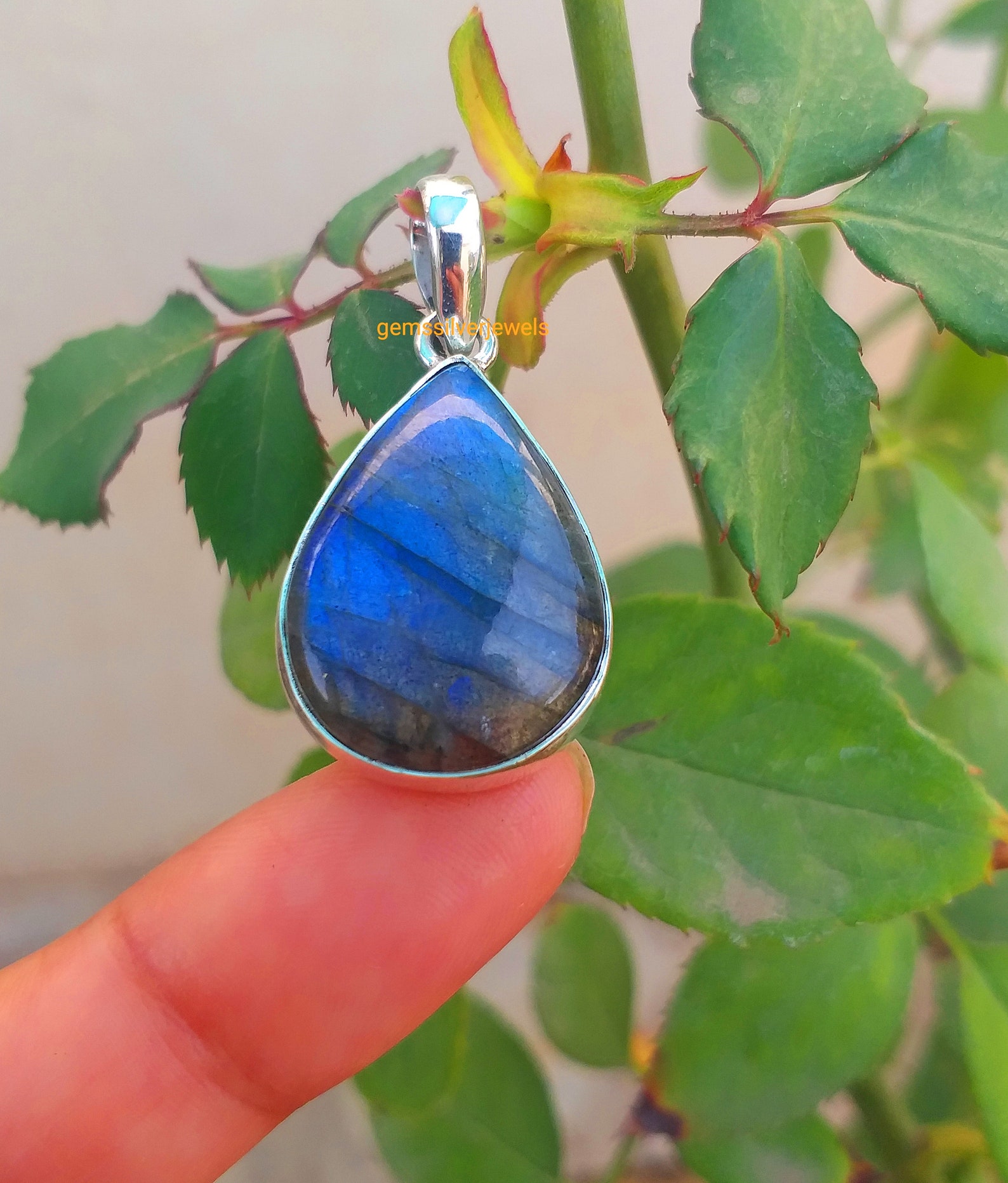 Moonstone & Labradorite Pendants 925 Sterling Silver - Etsy