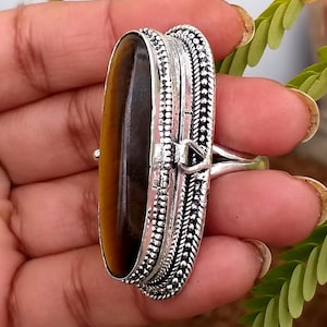 Handmade Sterling Silver Tiger Eye Poison Ring – Secret Locket - Etsy