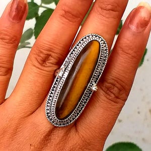 Handmade Sterling Silver Tiger Eye Poison Ring – Secret Locket - Etsy