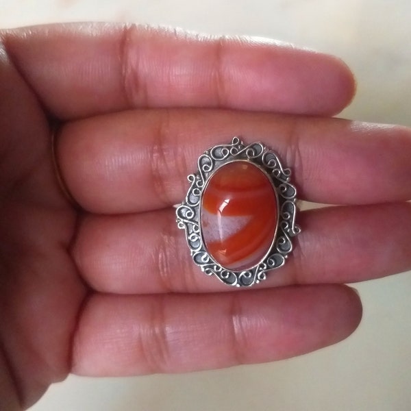 Sardonyx Ring - Etsy