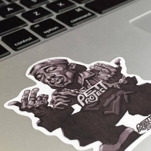 TUPAC STICKER || 2pac Decal - Etsy