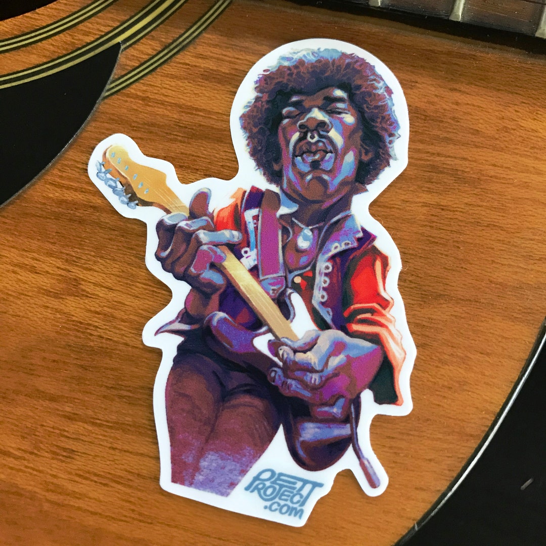 Jimi STICKER || Die Cut Vinyl Sticker Hydroflask Laptop Decal - Etsy