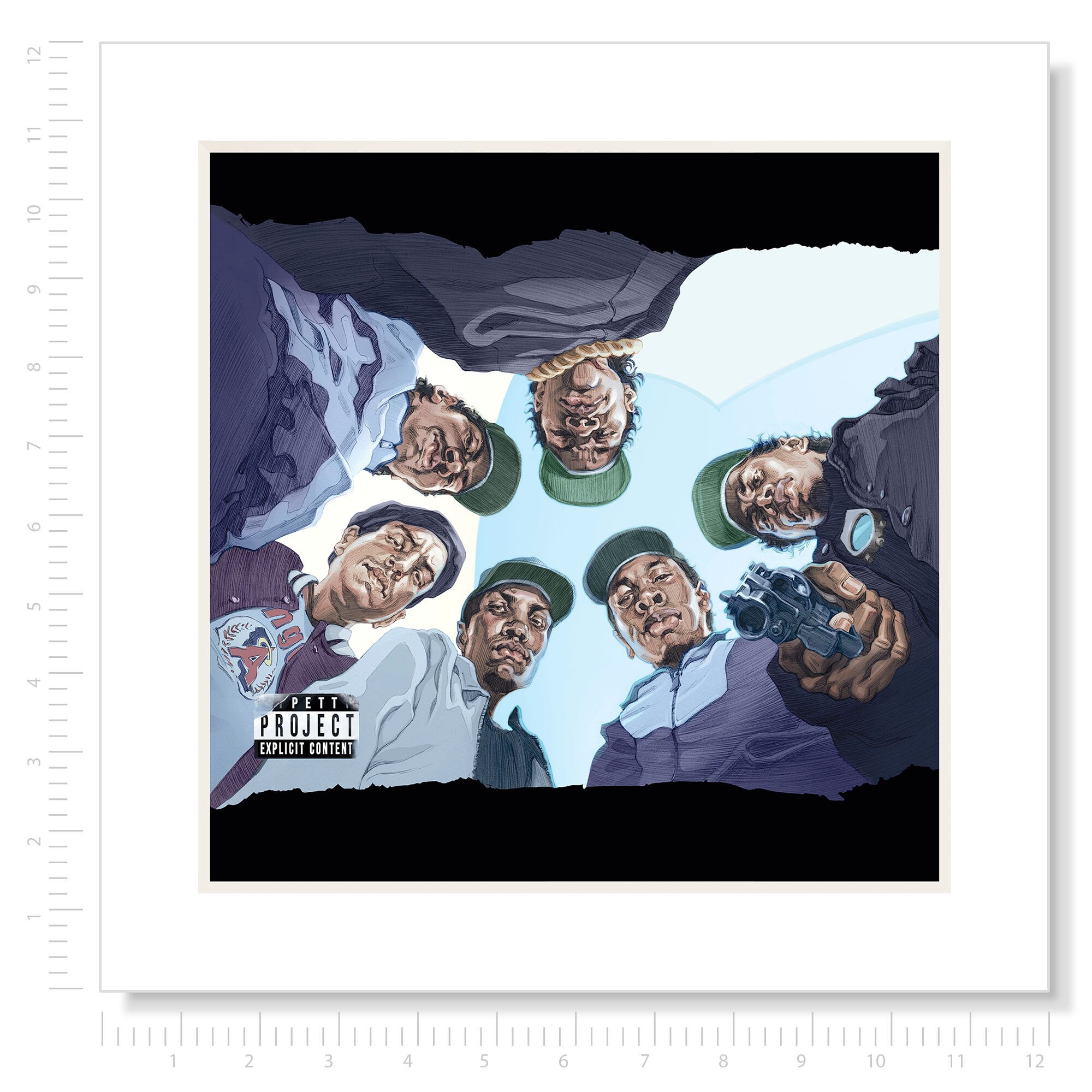 Compton Matted Art Print - Etsy